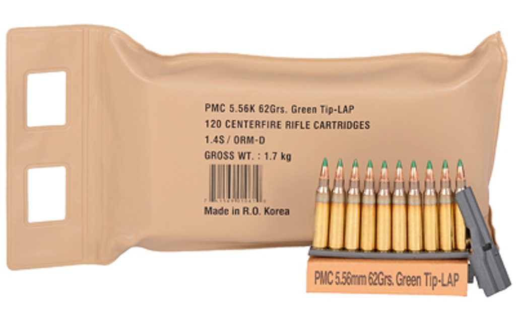 PMC X-TAC 5.56 NATO 62gr (M855) 120 Rd Battle Pack | JJ Gun Supply ...