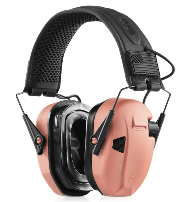 Savior Apollo Electronic Ear Pro - Coral Peach | JJ Gun Supply ...